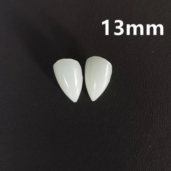 Reusable Pair Fangs Kit Free Custom Fit Mold Non Toxic Natural Looking ...